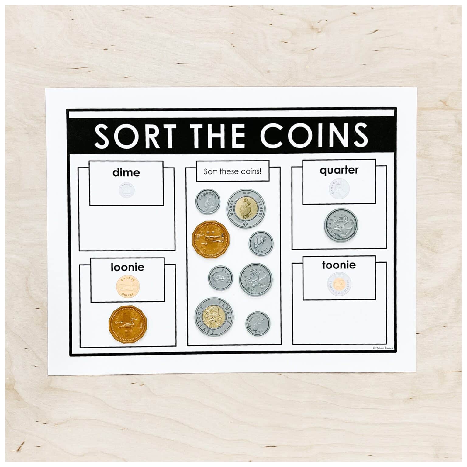 How to Teach Canadian Money in Kindergarten