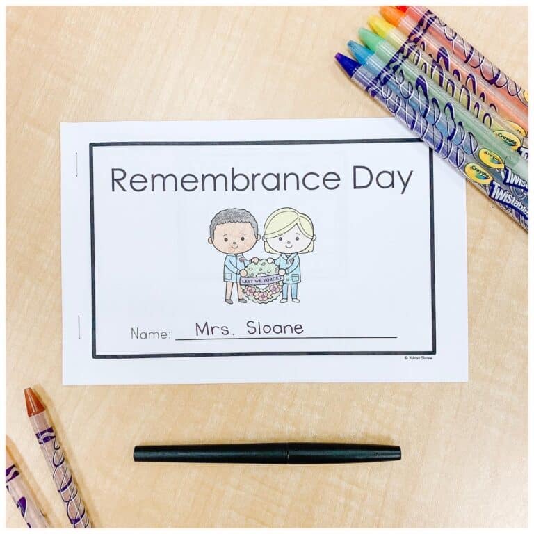 Heartfelt Remembrance Day Activities for Kindergarten: Meaningful ...